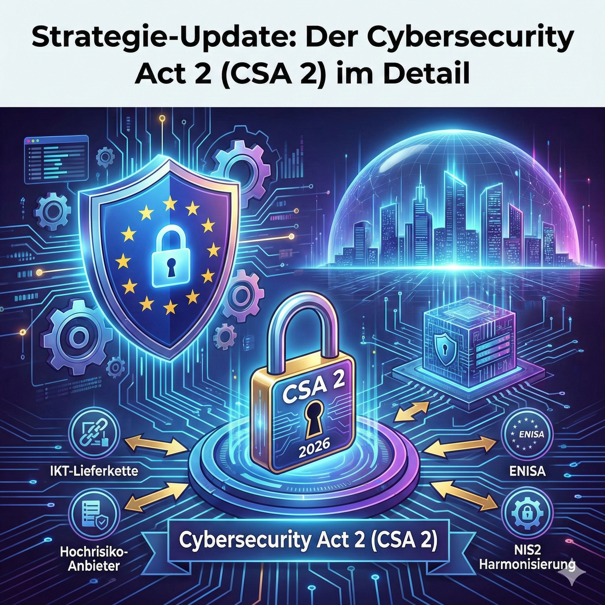 EU Cybersecurity Act 2 (2026): So rüstet sich Europa gegen neue Cyber ...